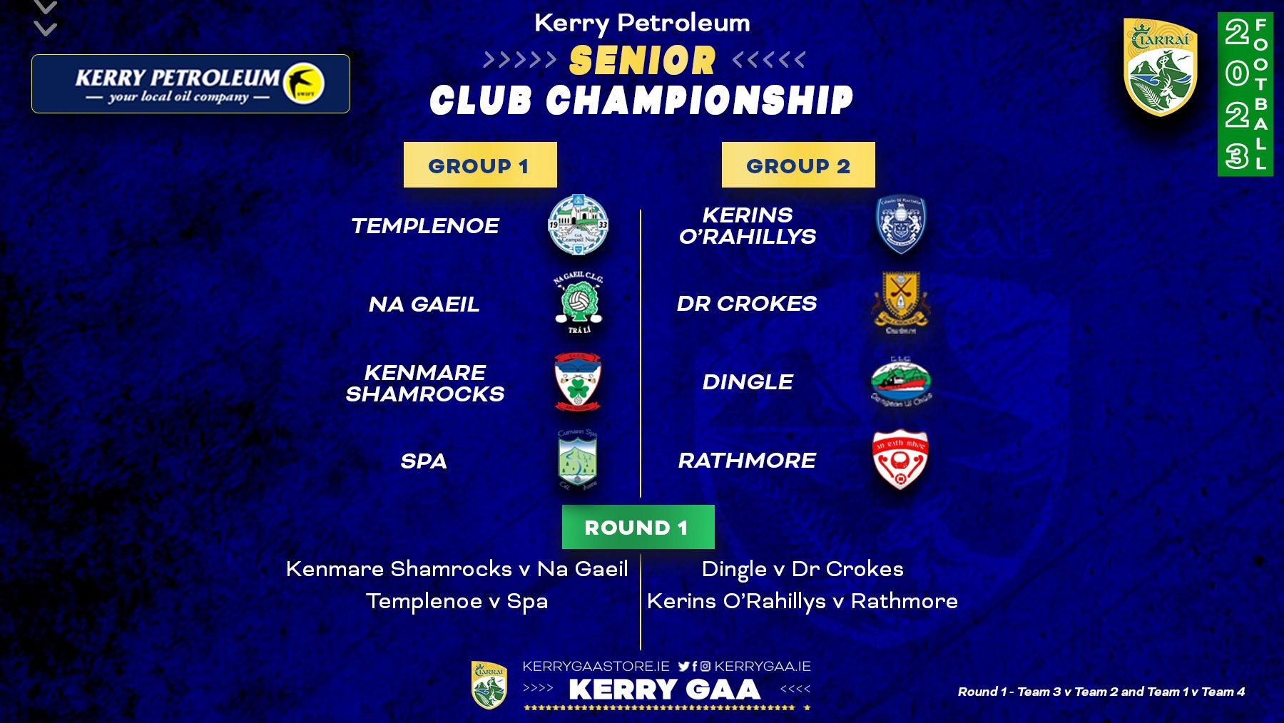 Club Championship 2023 – Dingle GAA | CLG Daingean Uí Chúis